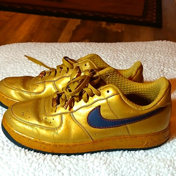 Nike | Shoes | Nike Air Force Xxv 25 Low Premium Gold Shoes Charles ...